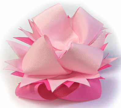 How To Make 2-Layer Interchangeable Hair Bows With Spike : Amy's Store LLC